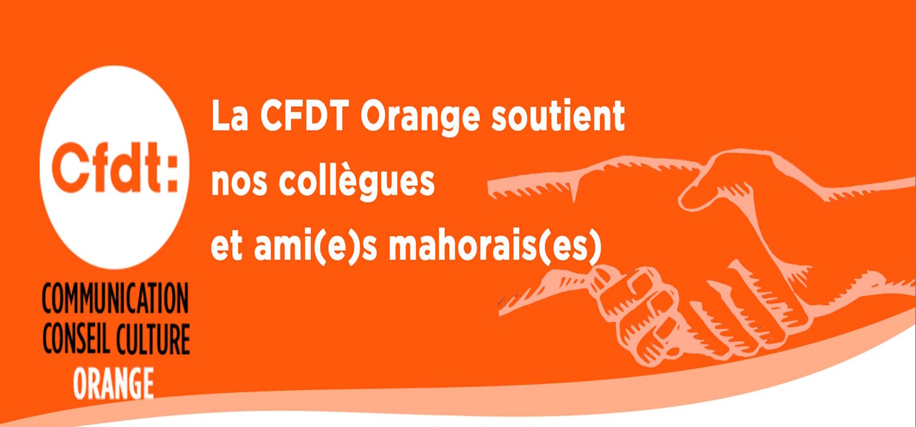 La CFDT Orange soutient nos collègues et ami(e)s mahorais(es)! - CFDT Orange