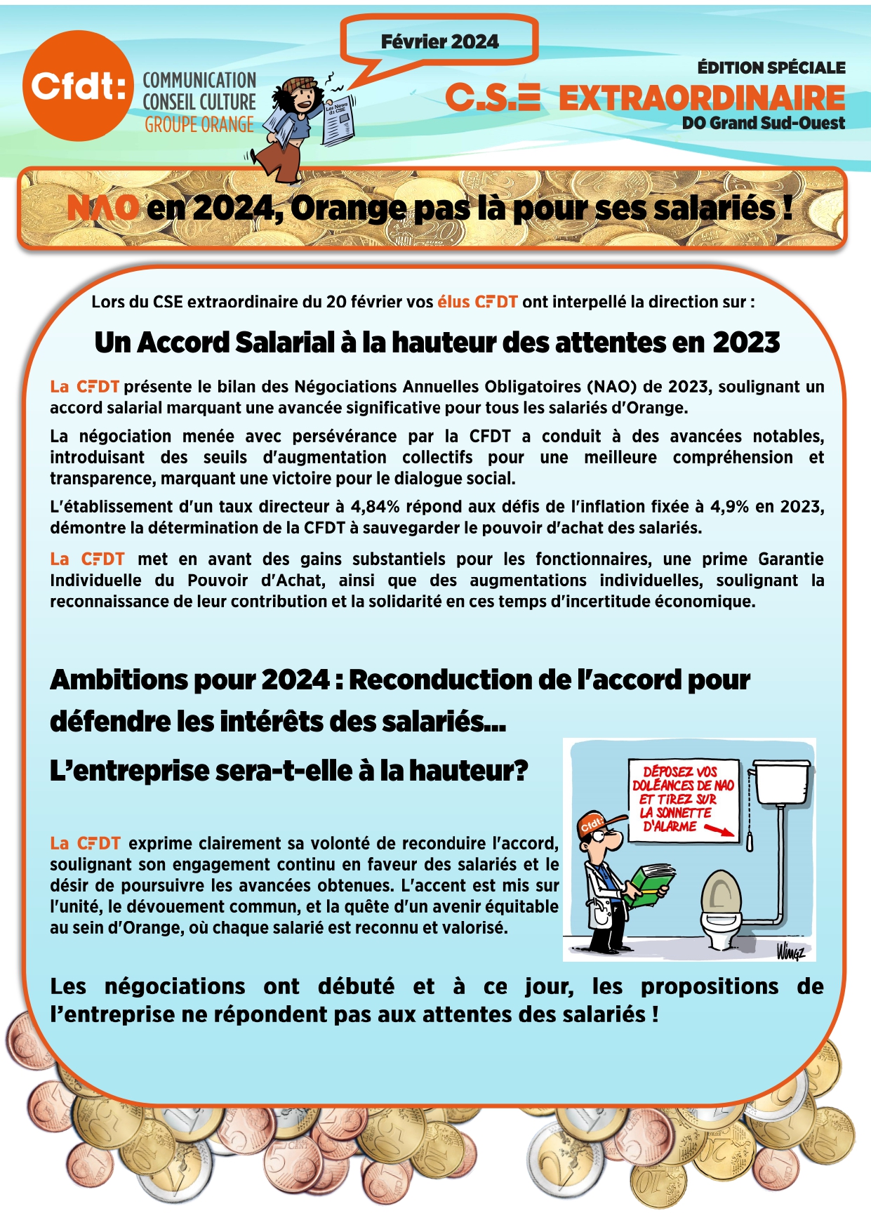 CSE EXTRAORDINAIRE 20/02/2024 - CFDT Orange